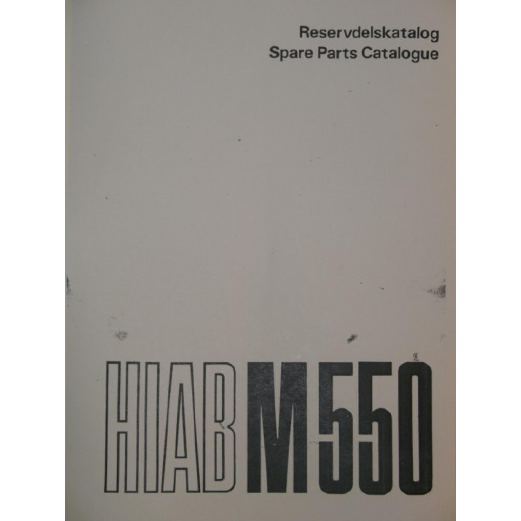 Hiab 550 Parts Manual Pre 1978